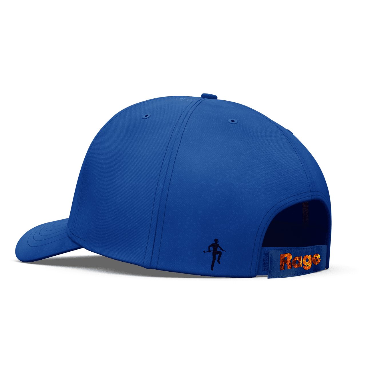 Bull Velcro Ball Cap - Angry Bull Icon in Yellow, Black, or Blue by ...